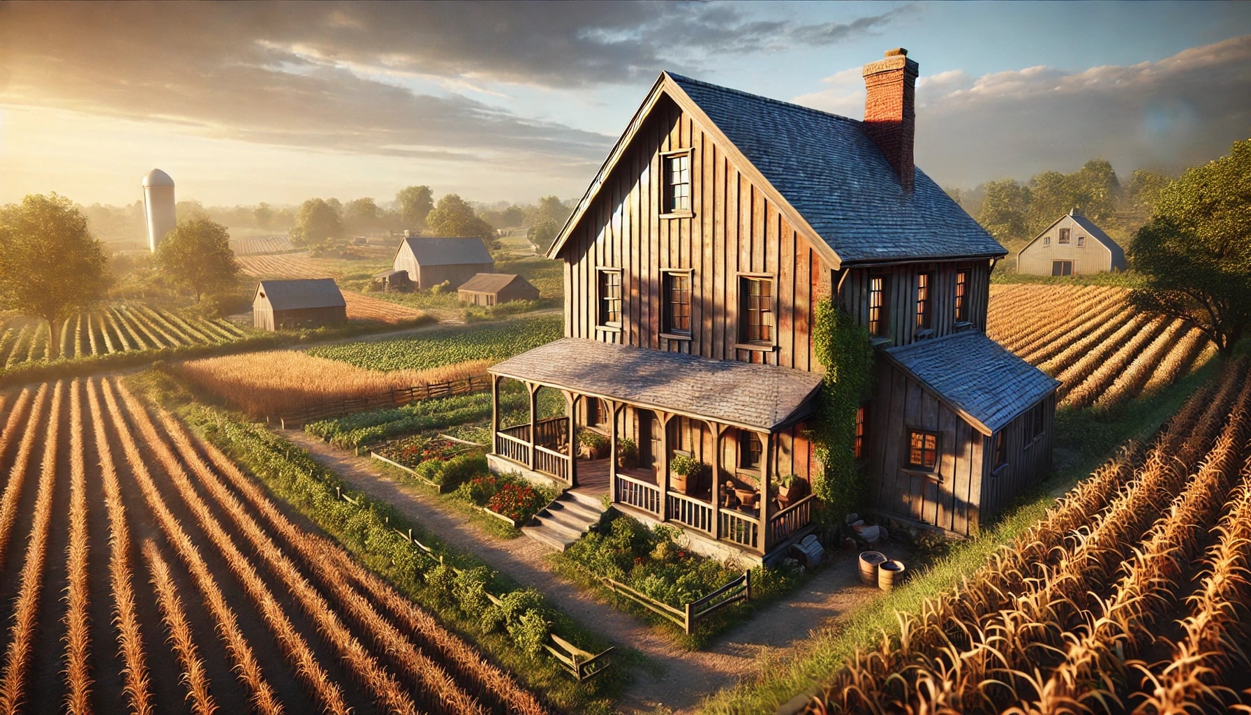 Farm House 3D Model Design & Concept Art - cecyj